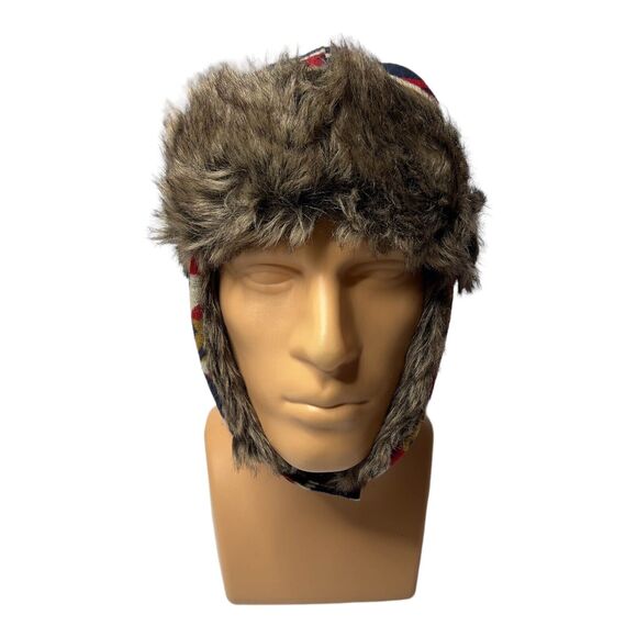 Swiss Tech | Accessories | Swiss Tech Aztec Trapper Aviator Hat Faux ...